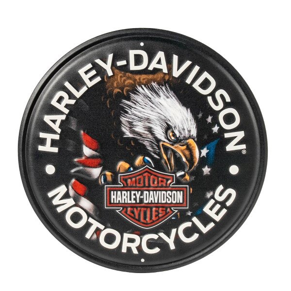 H-D Patriotic Eagle Metal Sign | Ace Branded Products